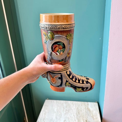 german beer stein boot