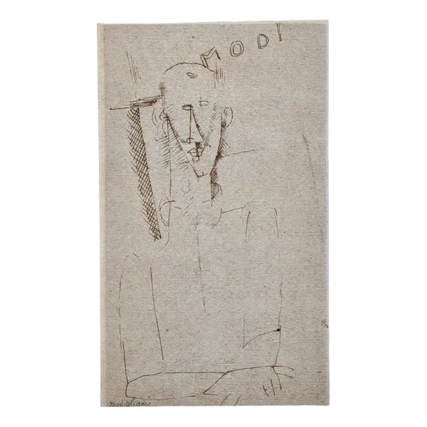Amedeo Modigliani, Portrait of a Man-Modi, Limited Edition Lithograph ...