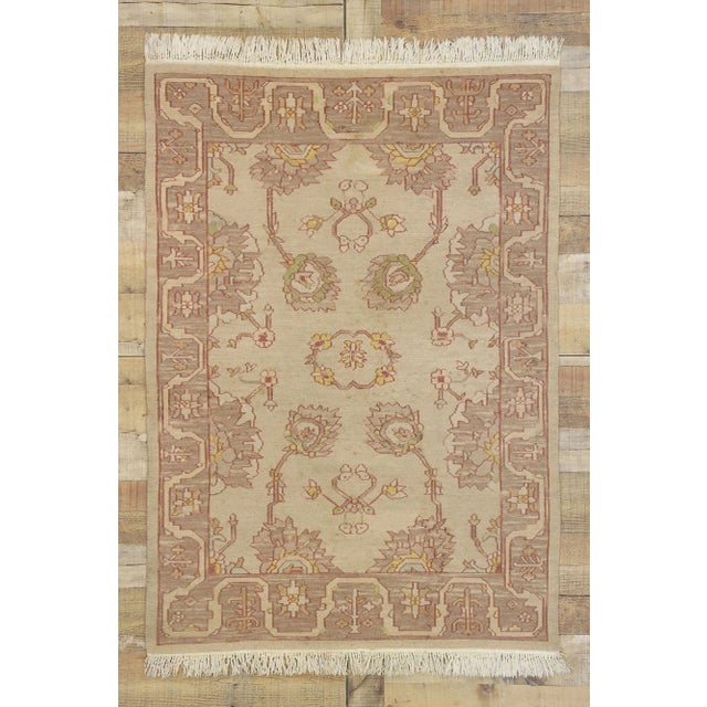 Mid 20th Century Vintage Soumak Rug - 03'07 x 05'01 | Chairish