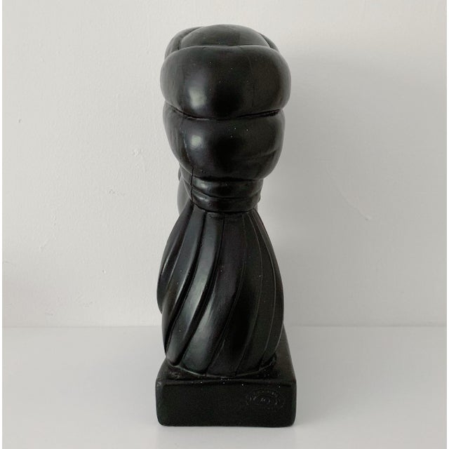 1950s Vintage Alexander Backer Female Head Bust Sculpture | Chairish