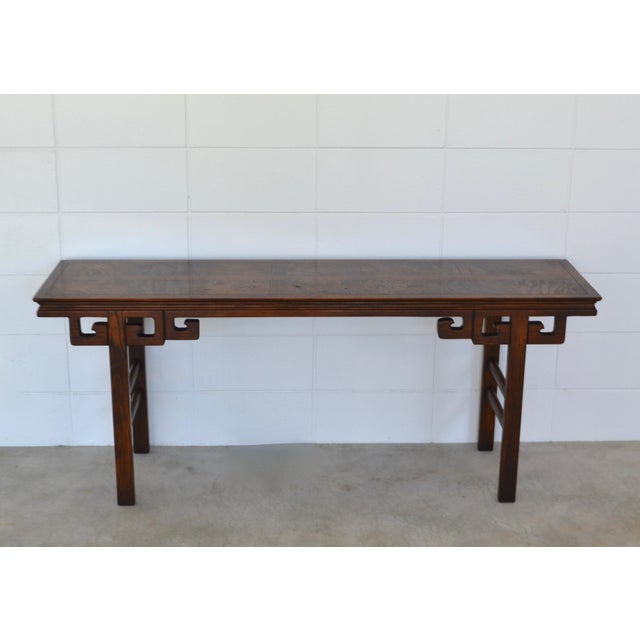 1960s Mid-Century Asian Inspired Console Table | Chairish