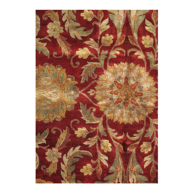 Pasargad Indo Agra New Zealand Wool Rug - 12′ ×17′10" | Chairish