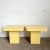 Postmodern Yellow Laminate Mushroom Side Tables | Chairish
