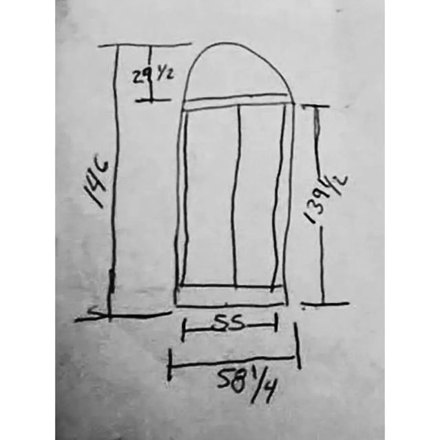 1920s Art Deco Carved Wood and Wrought Iron Entry Doors | Chairish