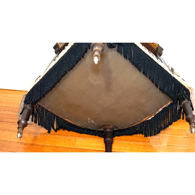 19th Century Upholstered Walnut Chit Chat Corner Chair With Cherubs ...