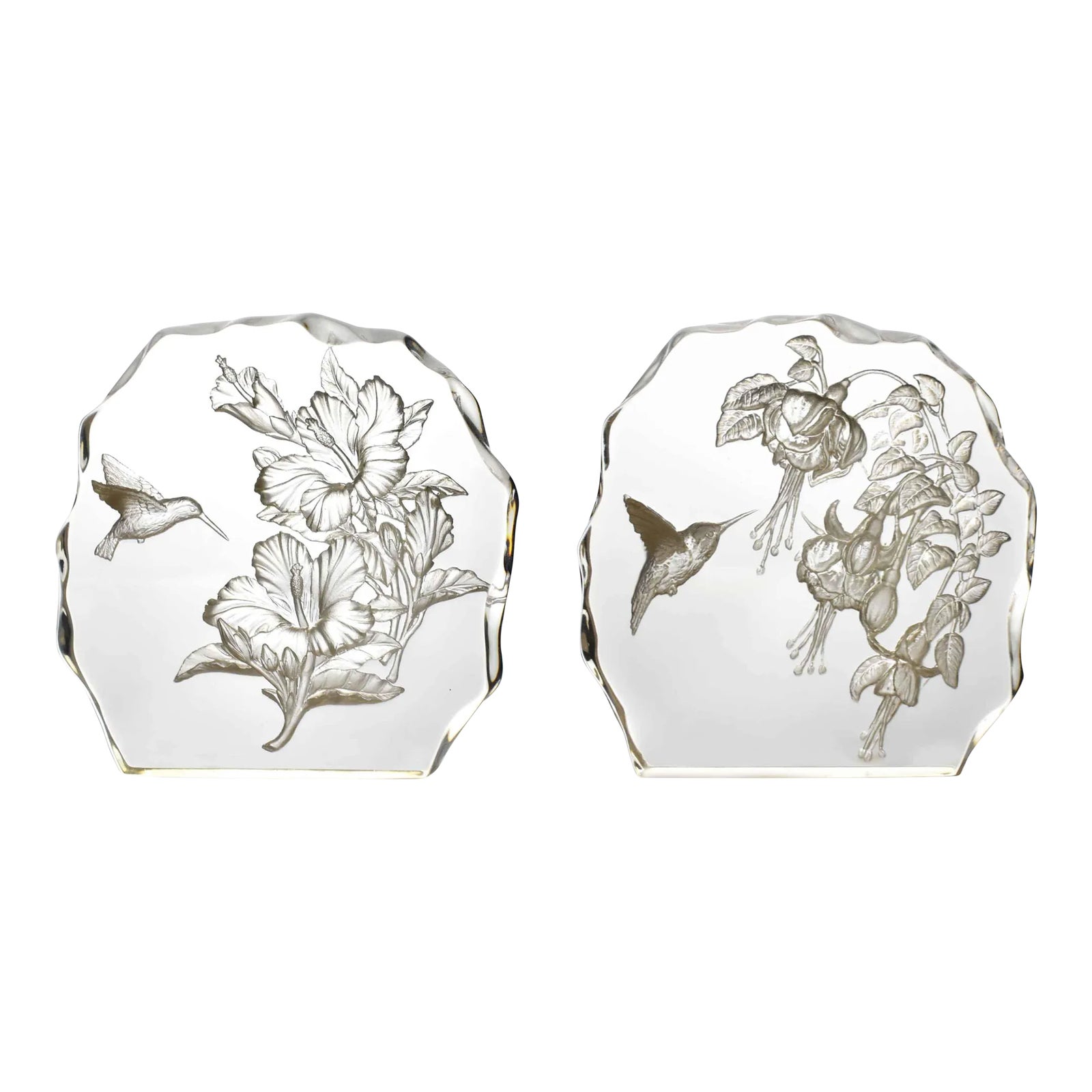 1990's Bradford Exchange Waking Beauty and Dawn’s Radiance Lucite ...