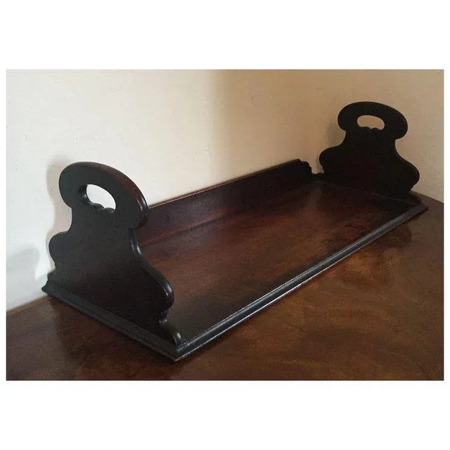 Antique Early 19th Century English Georgian Mahogany Book Rack Caddy ...