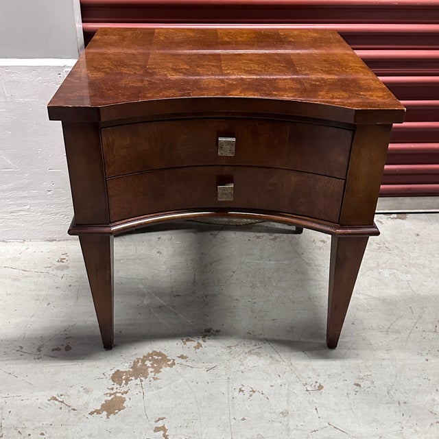 Century Concave SIde Table | Chairish