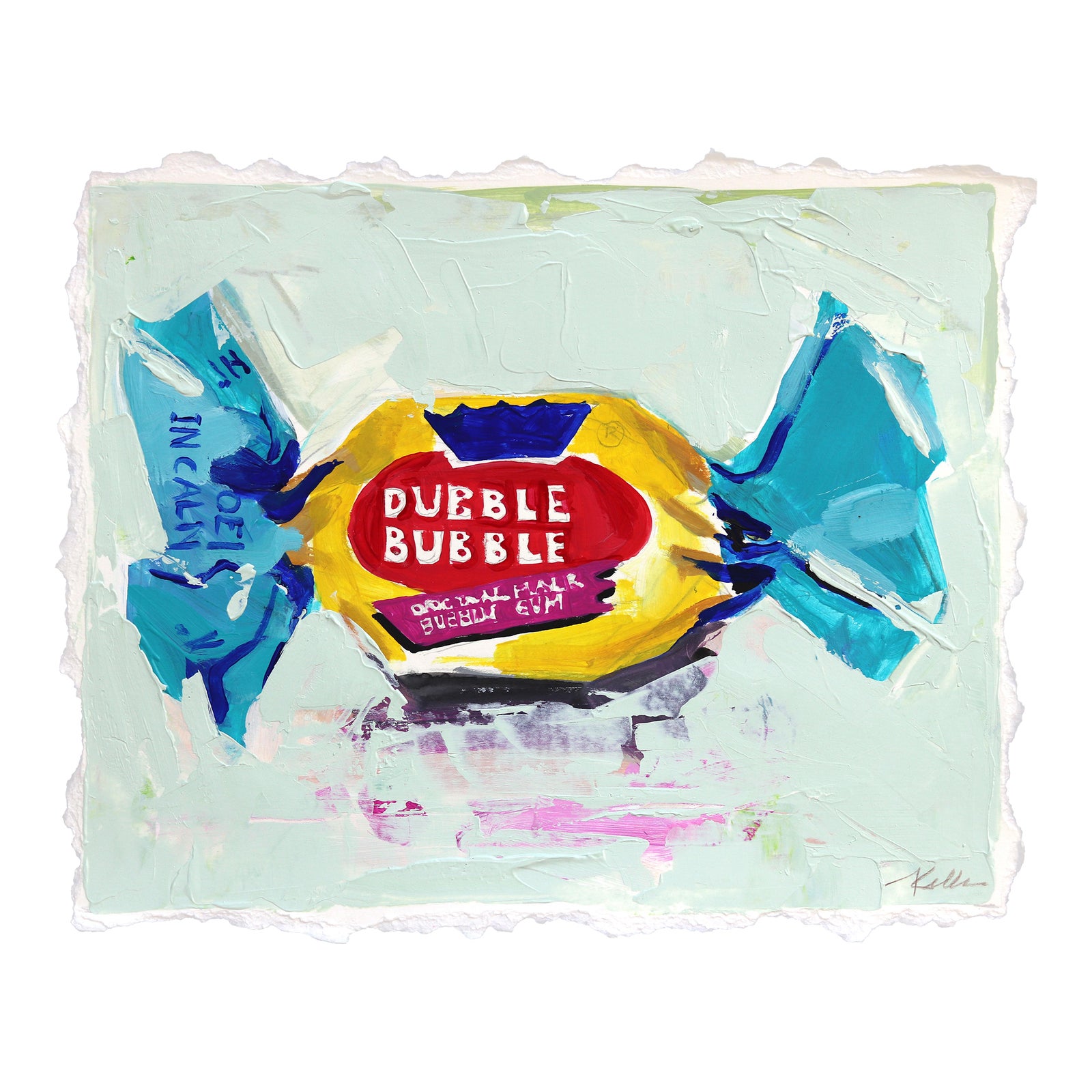 Dubble Bubble - Abstract Colorful Playful Candy Still Life Painting on ...