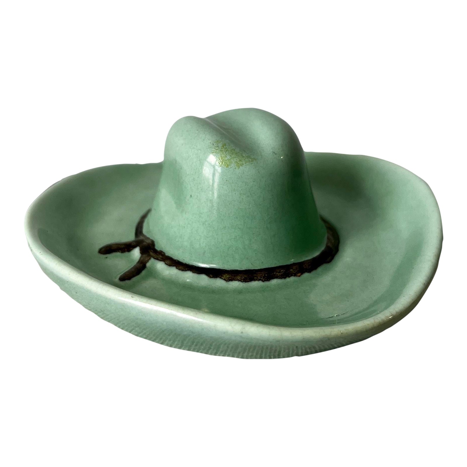 1970s Mint Cowboy Hat Ashtray | Chairish