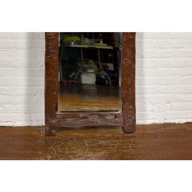 Antique Country Style Driftwood Made into Full Length Mirror, Rustic ...