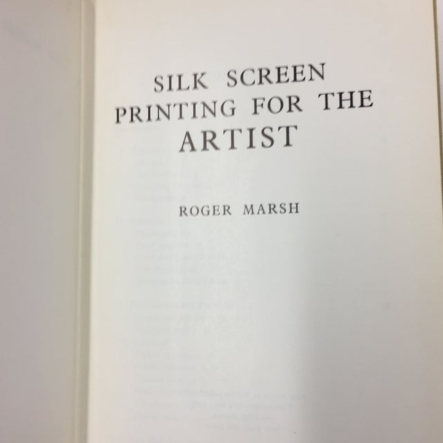 Silk Screen Printing for the Artist Book | Chairish