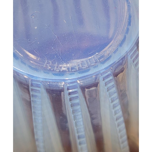 Art Deco Renee Lalique Clear and Opalescent Art Glass Crystal Chamonix ...