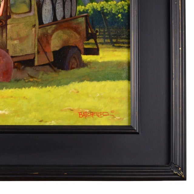 Keith Batcheller "Aged Wine" Oil Painting on Canvas | Chairish