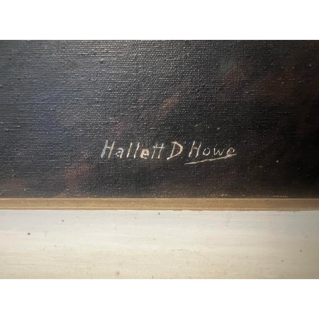 1940s, Hallet D Howe (1894-1966), Large Early Mid Century Painting on ...