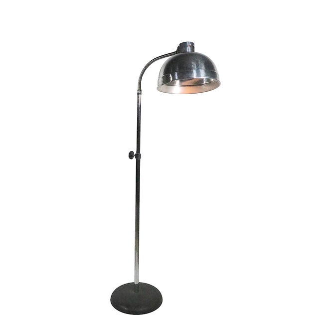 Adjustable Industrial Medical Floor Lamp C 1930's | Chairish