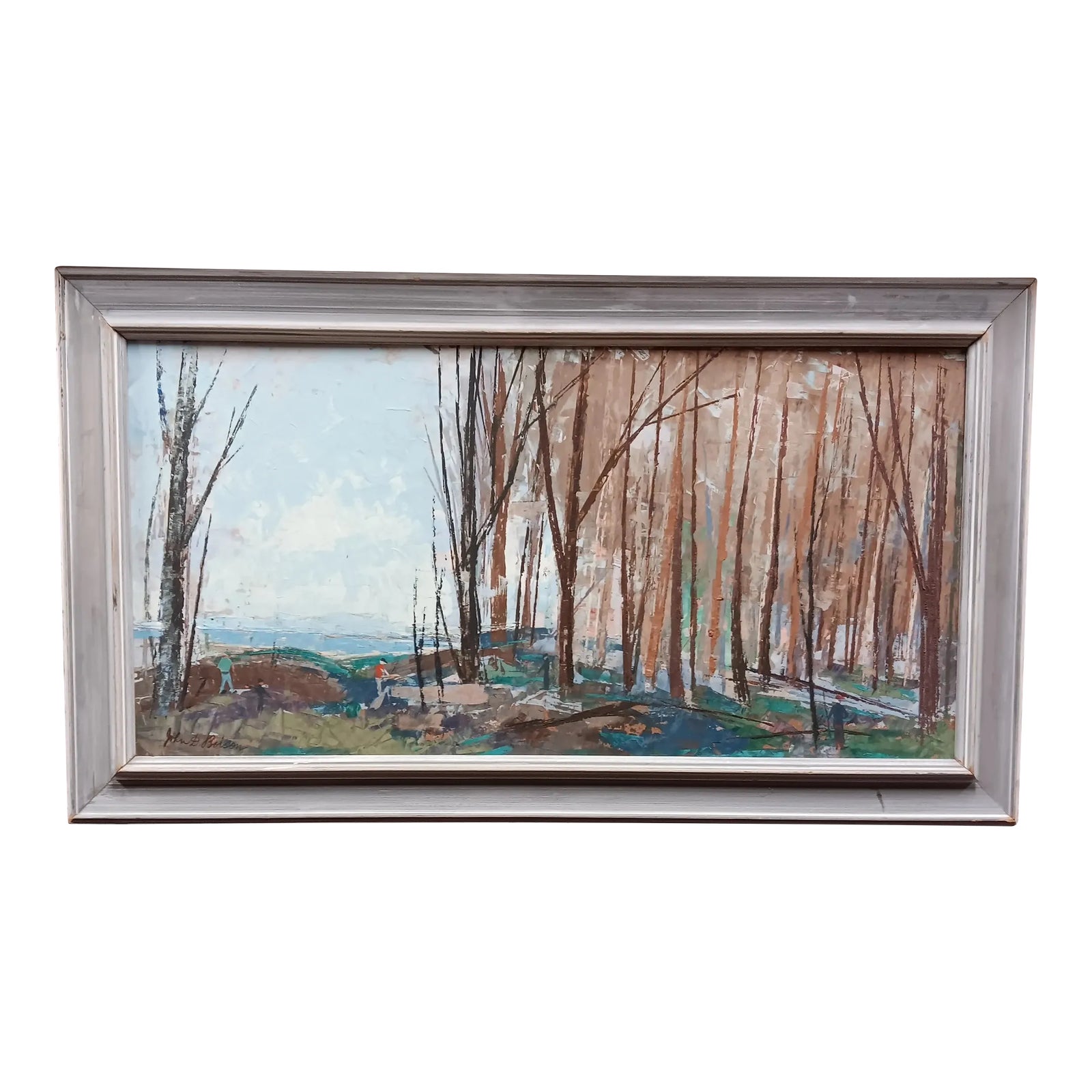 1950s Vintage Oil Painting by Syracuse Ny Artist John Boyson ...
