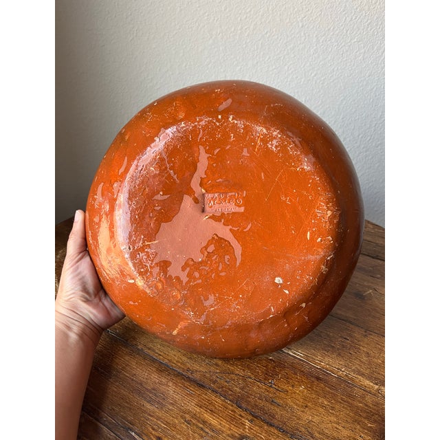 Vintage Mexican Folk Art Redware Terracotta Pottery Serving Tlaquepaque ...