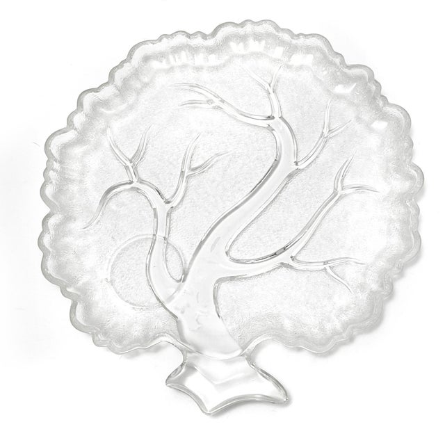 Mid-Century Modern Hazel Atlas Tree of Life Plates - Set of 4 | Chairish