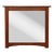 Mission Style Oak Wall Mirror | Chairish