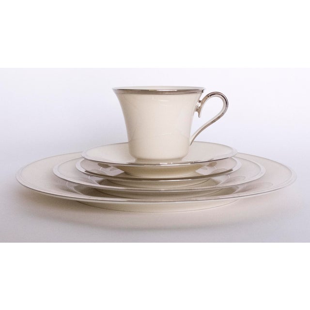 Lenox China Solitaire Pattern Service Set - 40 Pieces | Chairish