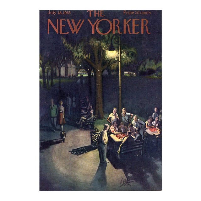 1953, New Yorker Magazine Cover, July 18 (Arthur Getz), Original ...