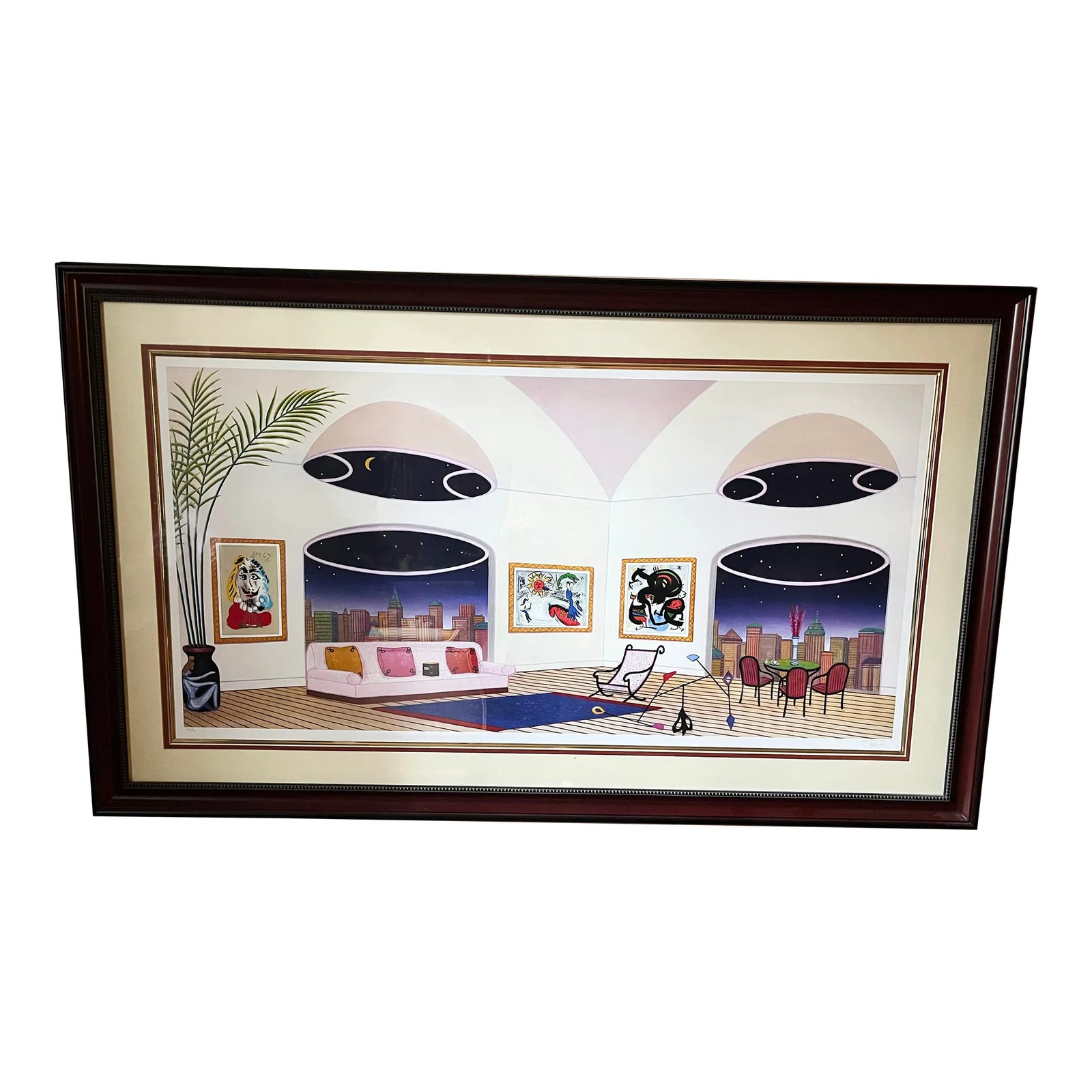 Postmodern Fanch (Francois Ledan) Serigraph, Signed & Numbered | Chairish