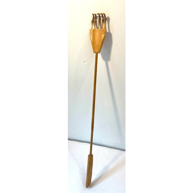 Vintage Wooden Back Scratcher | Chairish