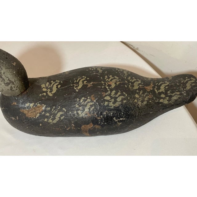 Antique Hand Carved Wood Folk Art Mallard Duck Decoy Shore Bird ...