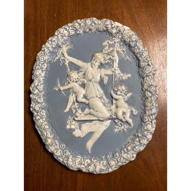 1920s Neoclassical Jasperware Maiden Goddess Angel Cherub Mythology ...