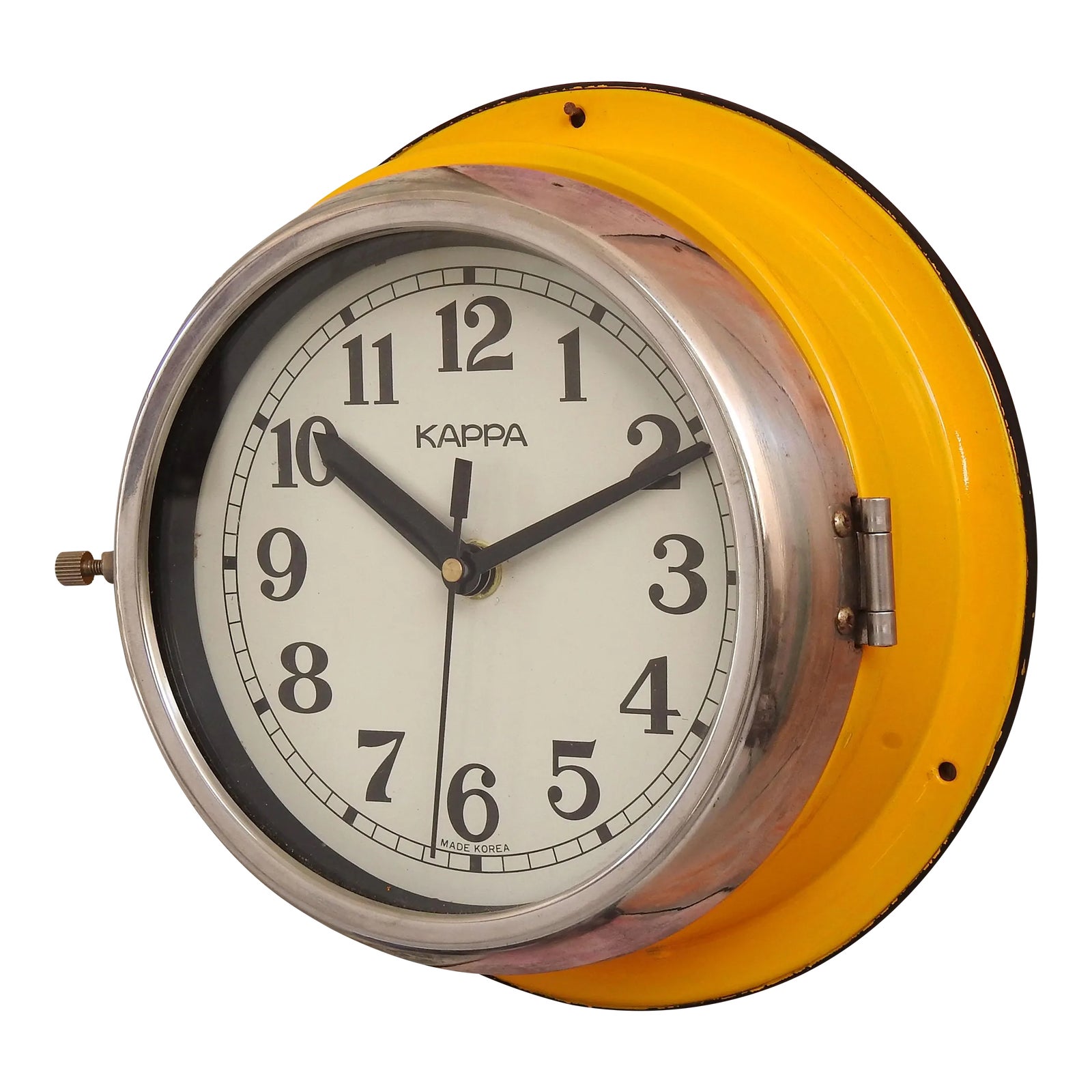 1990s Maritime Kappa Wall Clock Original Nautical Ship's Clock | Chairish