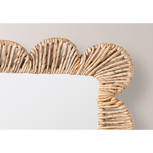 Hali Wall Mirror, Banana Leaf | Chairish