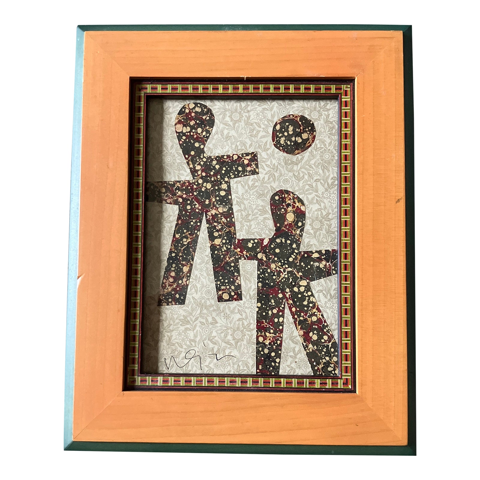 Contemporary Original Wayne Cunningham Abstract Collage | Chairish