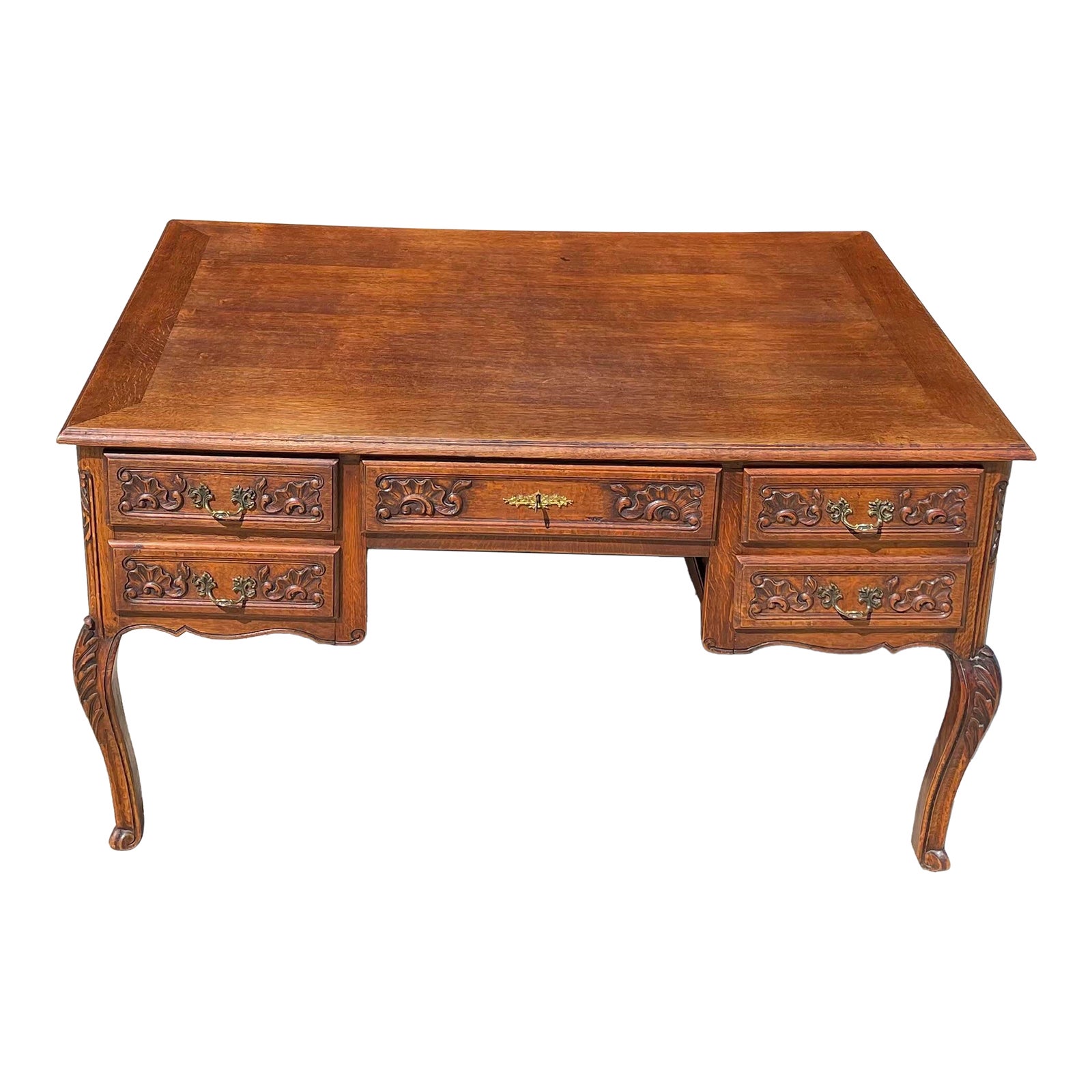 French Louis XV Style Writing Desk | Chairish