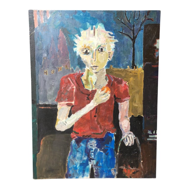 Paul Rinaldi Original Portrait Painting | Chairish