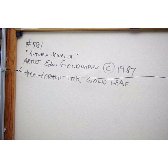 Signed Edward Goldman (1916-2006) Acrylic Painting | Chairish