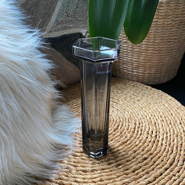 Wedgwood Frank Thrower 1980s Brutus Glass Vase | Chairish