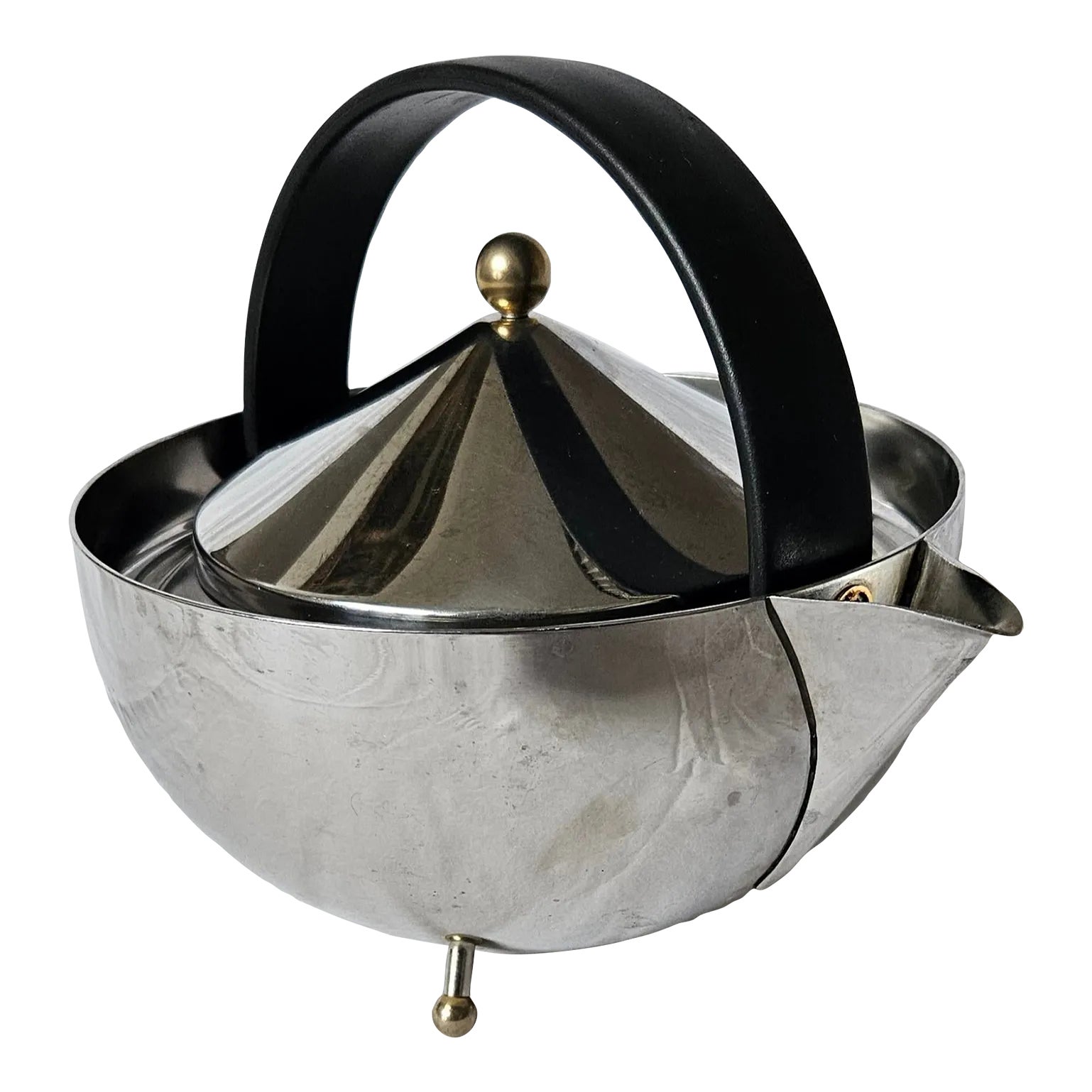 1980s Carsten Jorgensen for Bodum "The Tea Bowl" Stainless Steel Tea ...