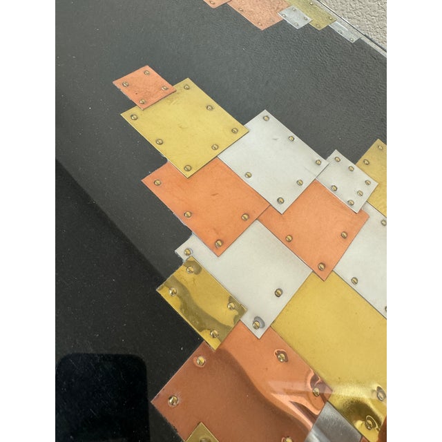 Peter Keresztury Artisan Made Metal Patchwork Coffee Table | Chairish