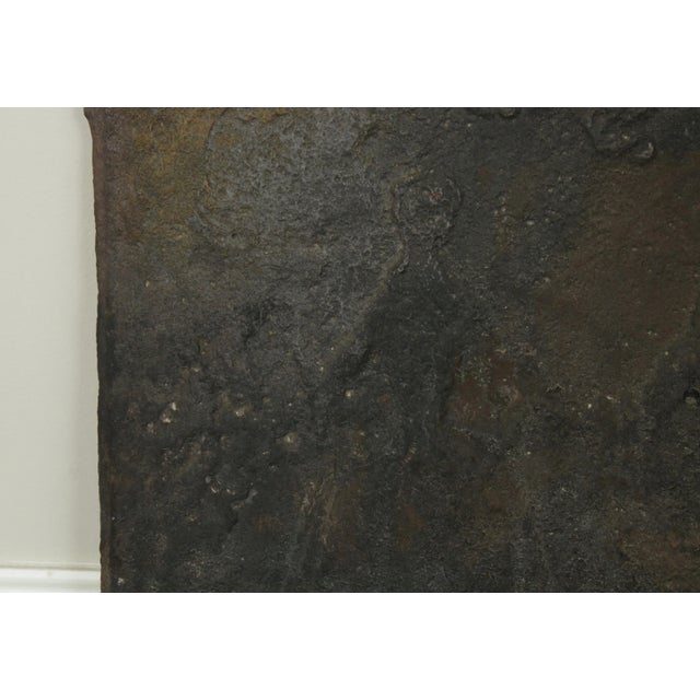 Vintage Cast Iron Fireback | Chairish