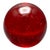 Late 20th Century Vintage Hand Blown Red Glass Paperweight With ...