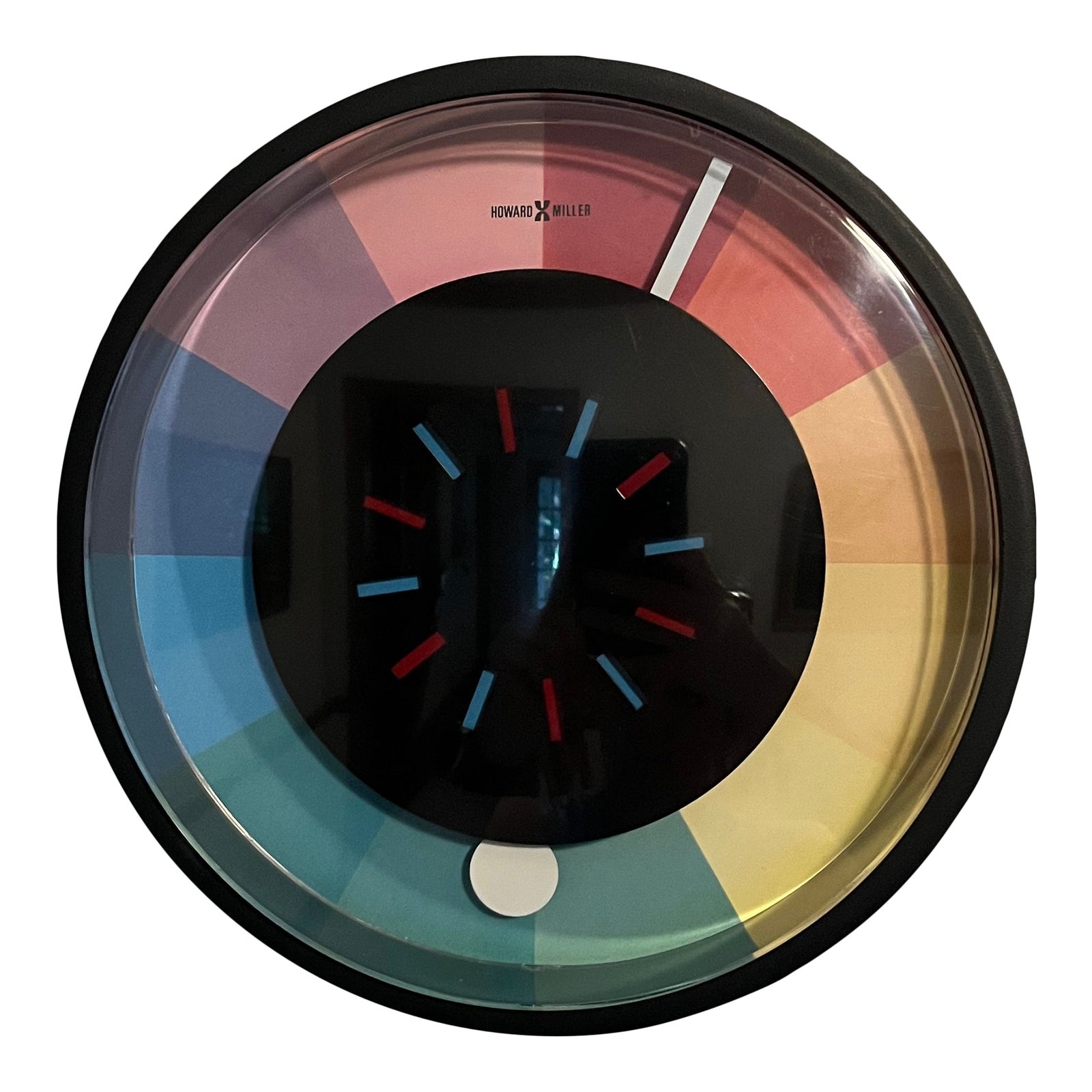 Howard Miller Spectrum Spinner Wall Clock George Nelson Irving Harper ...