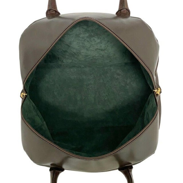 Loewe Boston Bag Brown Anagram Leather Ladies | Chairish