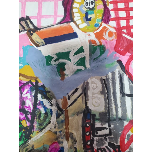 "No.63 (Not After the Paint Drys)" Contemporary Abstract Figurative ...