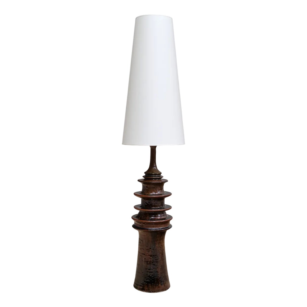 Cole Floor Lamp in Ceramic by Carl Cunningham for Algutsboda, Sweden ...