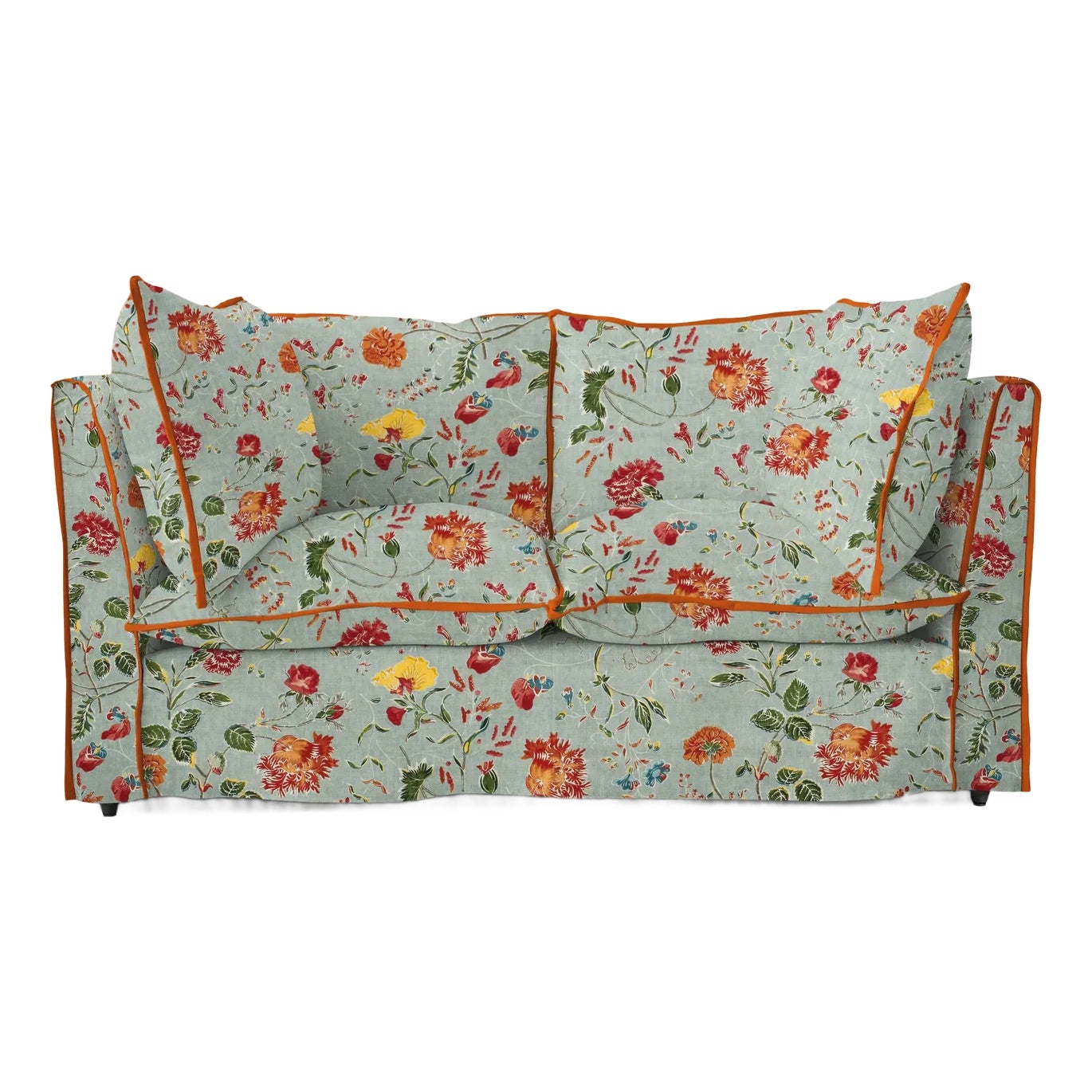 Sophie Conran Coco 2 Seater Sofa with Contrast Welt Knife Edge cushion ...