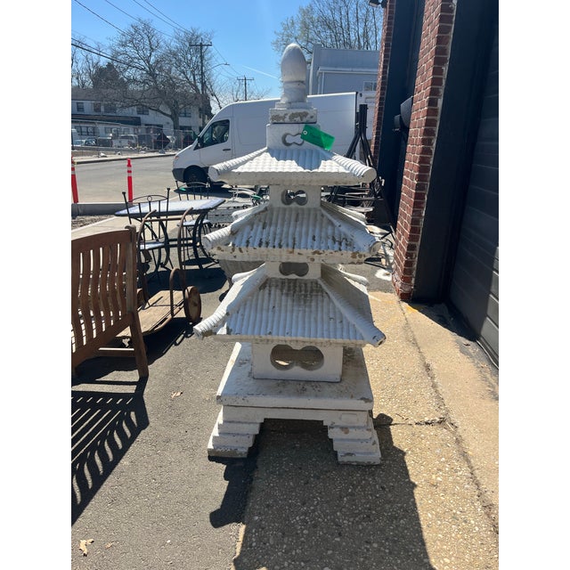 1990s Concrete Garden Pagoda | Chairish