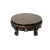 11.75" Chinese Brown Wood Round Table Top Stand Display Easel | Chairish