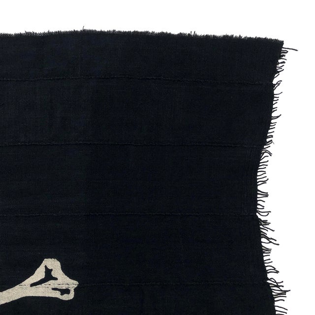 Distressed Cotton Flag, Vintage Style Pirate Skull, Jolly Roger | Chairish