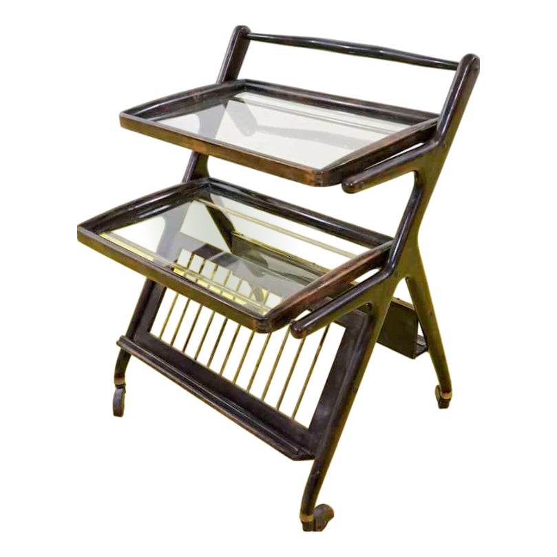 Serving Trolley attributed to Ico Parisi, 1960s | Chairish